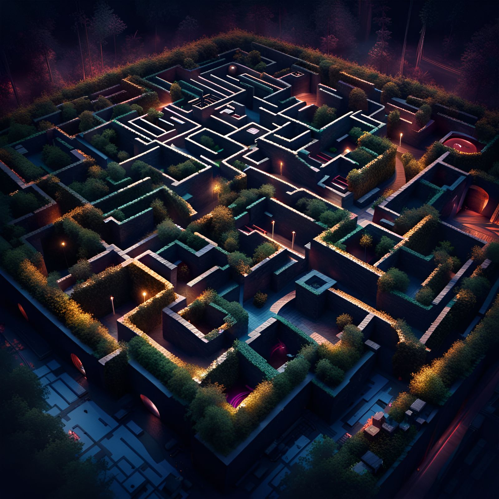 Treasure Maze - AI Generated Artwork - NightCafe Creator