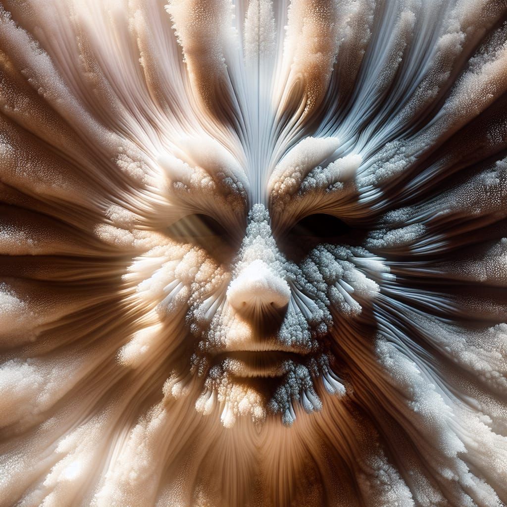 Angel Mask with Inclusions - AI Generated Artwork - NightCafe Creator