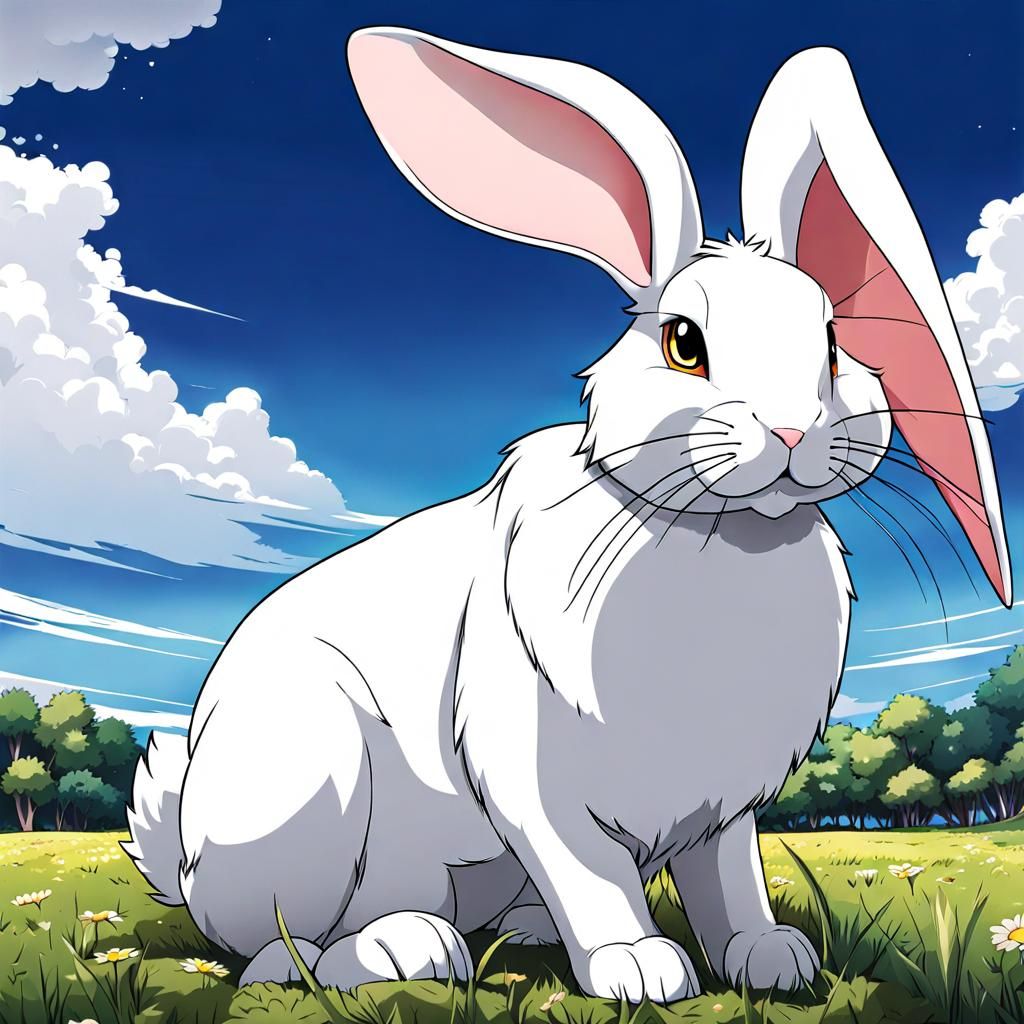 Giant rabbit - AI Generated Artwork - NightCafe Creator