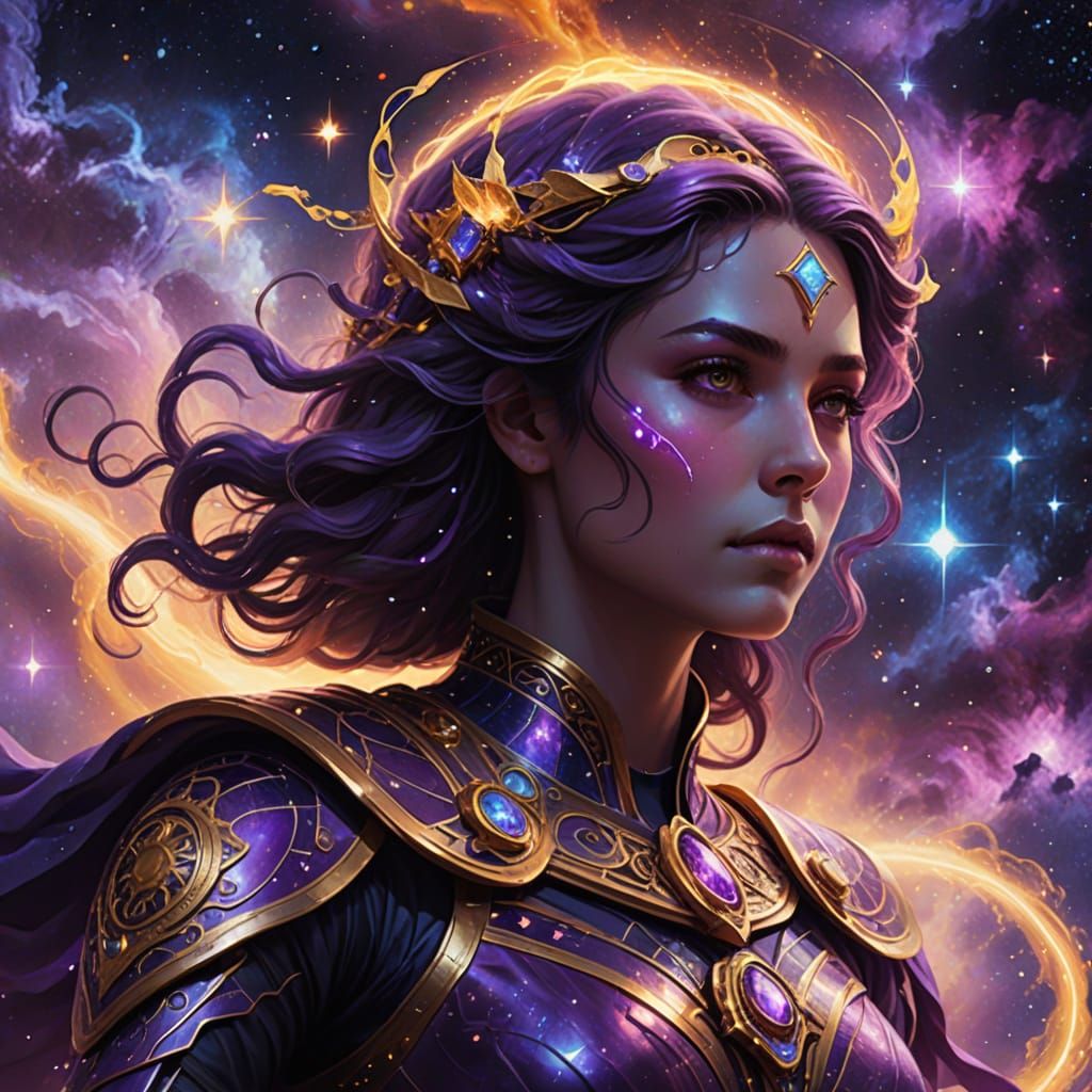 Nebula Goddesses of Cosmic Destiny - AI Art