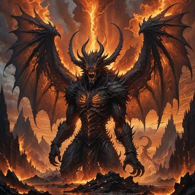 Demon escaping from hell - AI Generated Artwork - NightCafe Creator