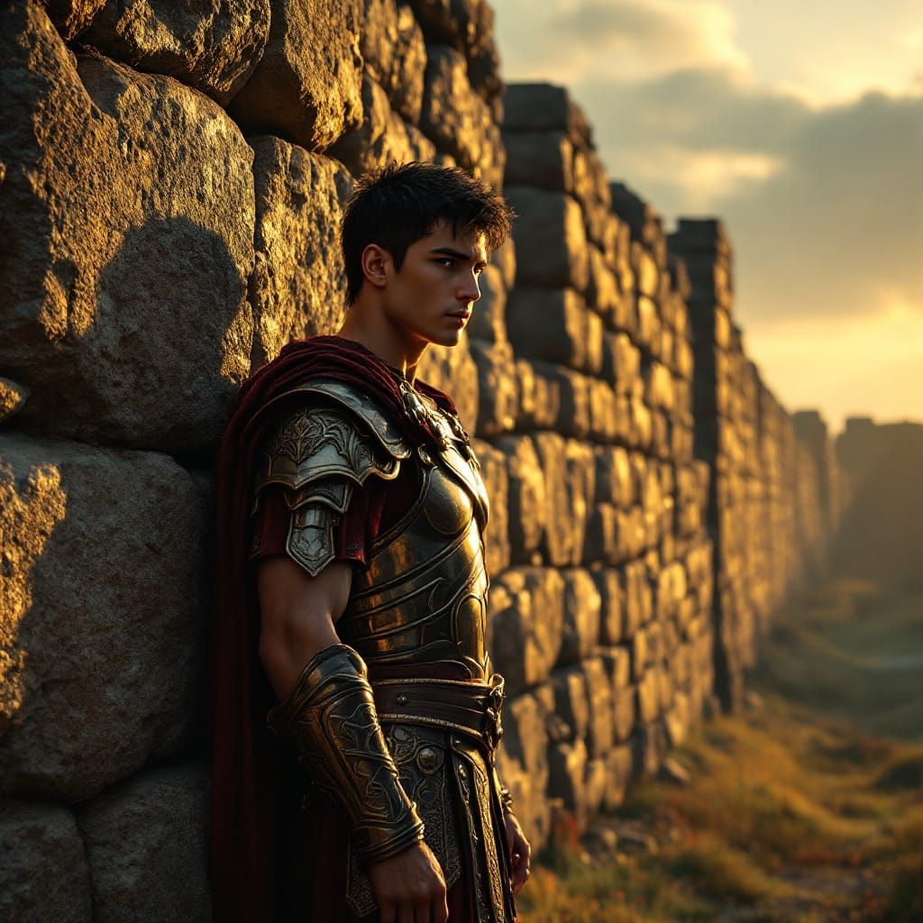 Roman Legionary Soldier at the Vallum 241123