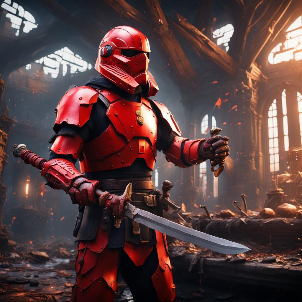 samurai clone trooper - AI Generated Artwork - NightCafe Creator