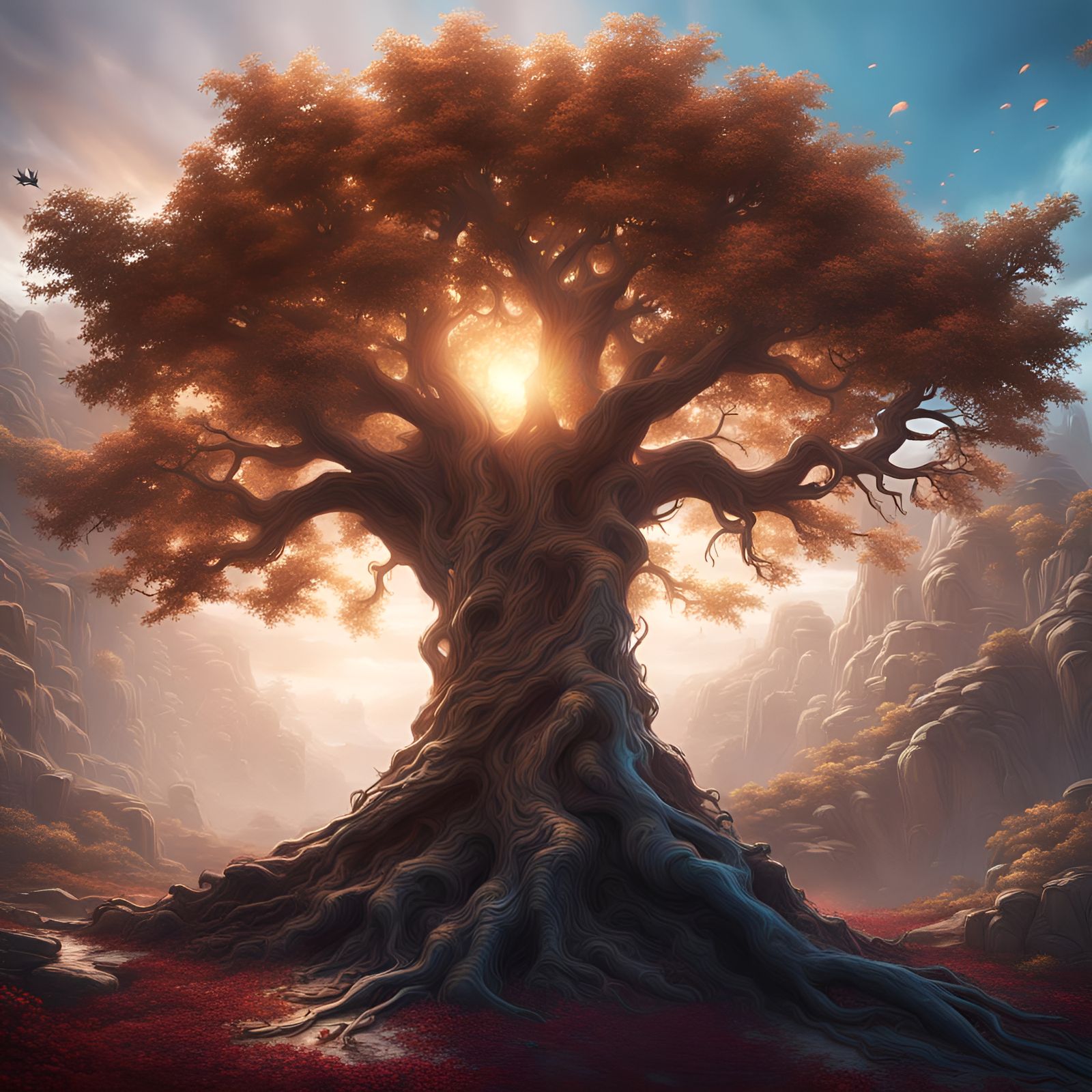 a tree of hope - AI Generated Artwork - NightCafe Creator