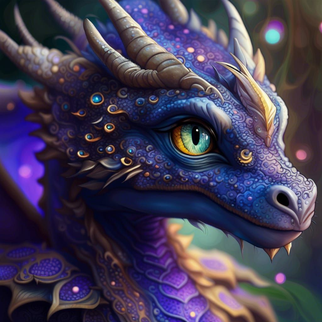 Cute Dragon - AI Generated Artwork - NightCafe Creator