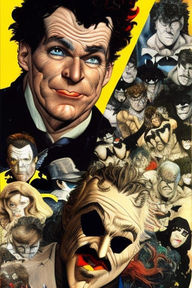 Batman Portrait Head and shoulders by Todd McFarlane, Ralph Bakshi ...