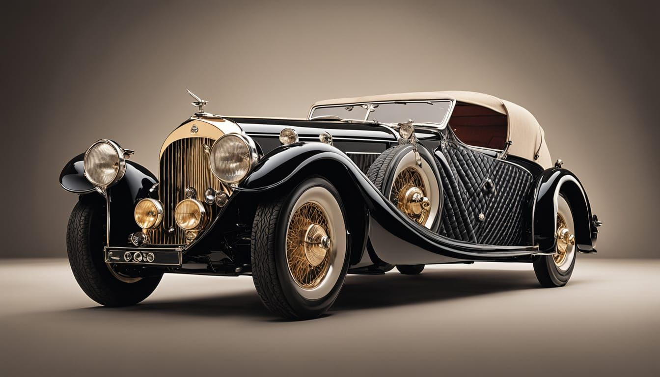 Fabric Bugatti Type 41 Royale Kellner Coupe