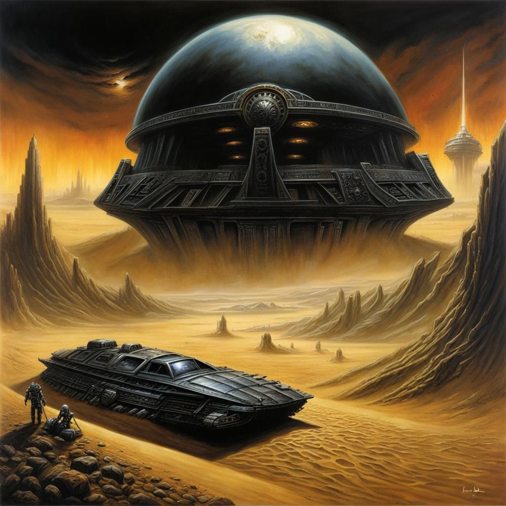 The Baren Sand Planet - AI Generated Artwork - NightCafe Creator