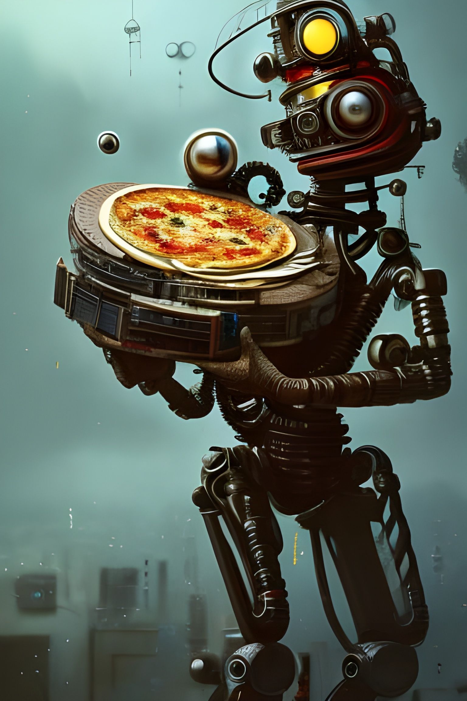 🤖🍕 - AI Generated Artwork - NightCafe Creator