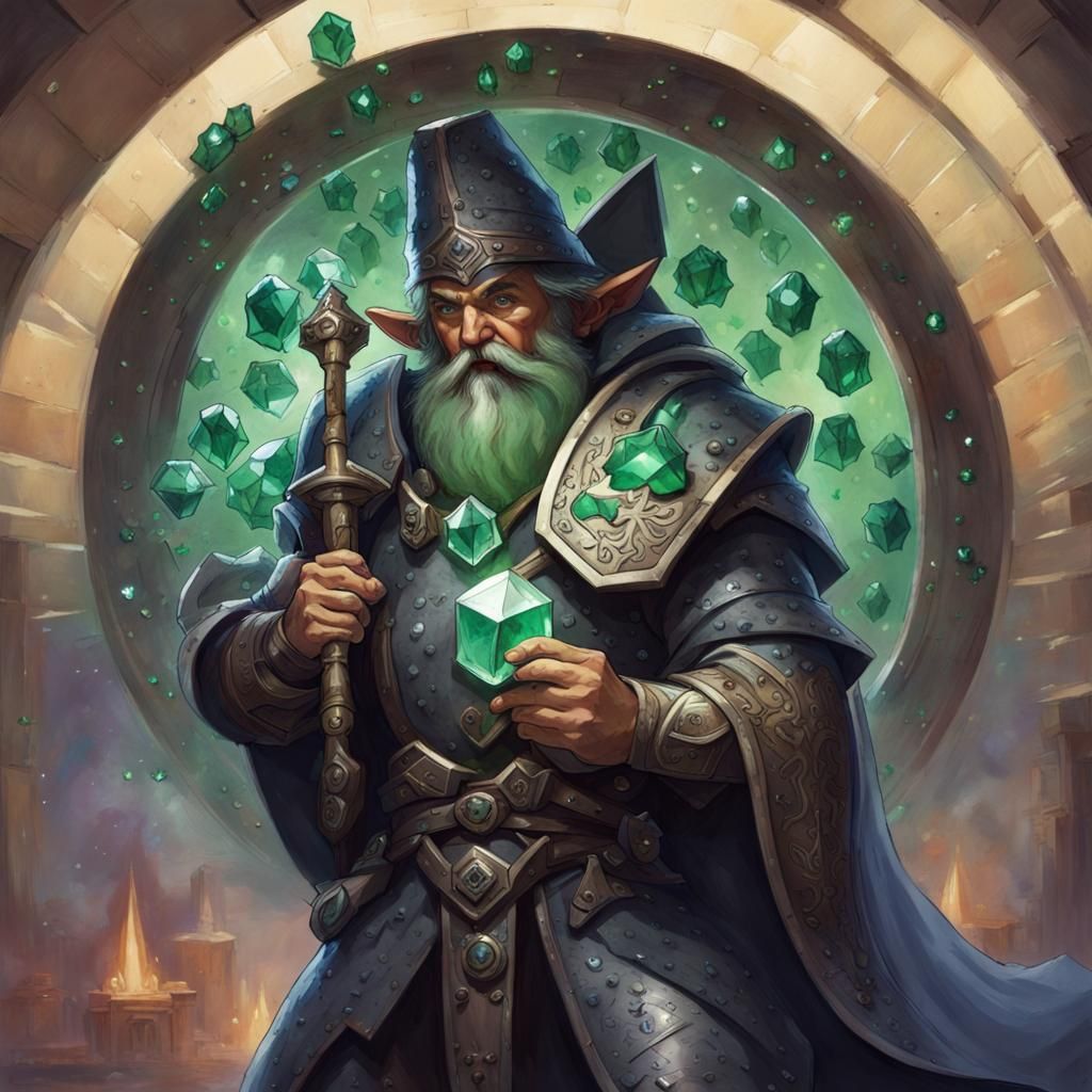 Dungeons & Dragons Dwarf Wizard - AI Generated Artwork - NightCafe Creator