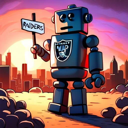 Las Vegas Raiders - AI Generated Artwork - NightCafe Creator
