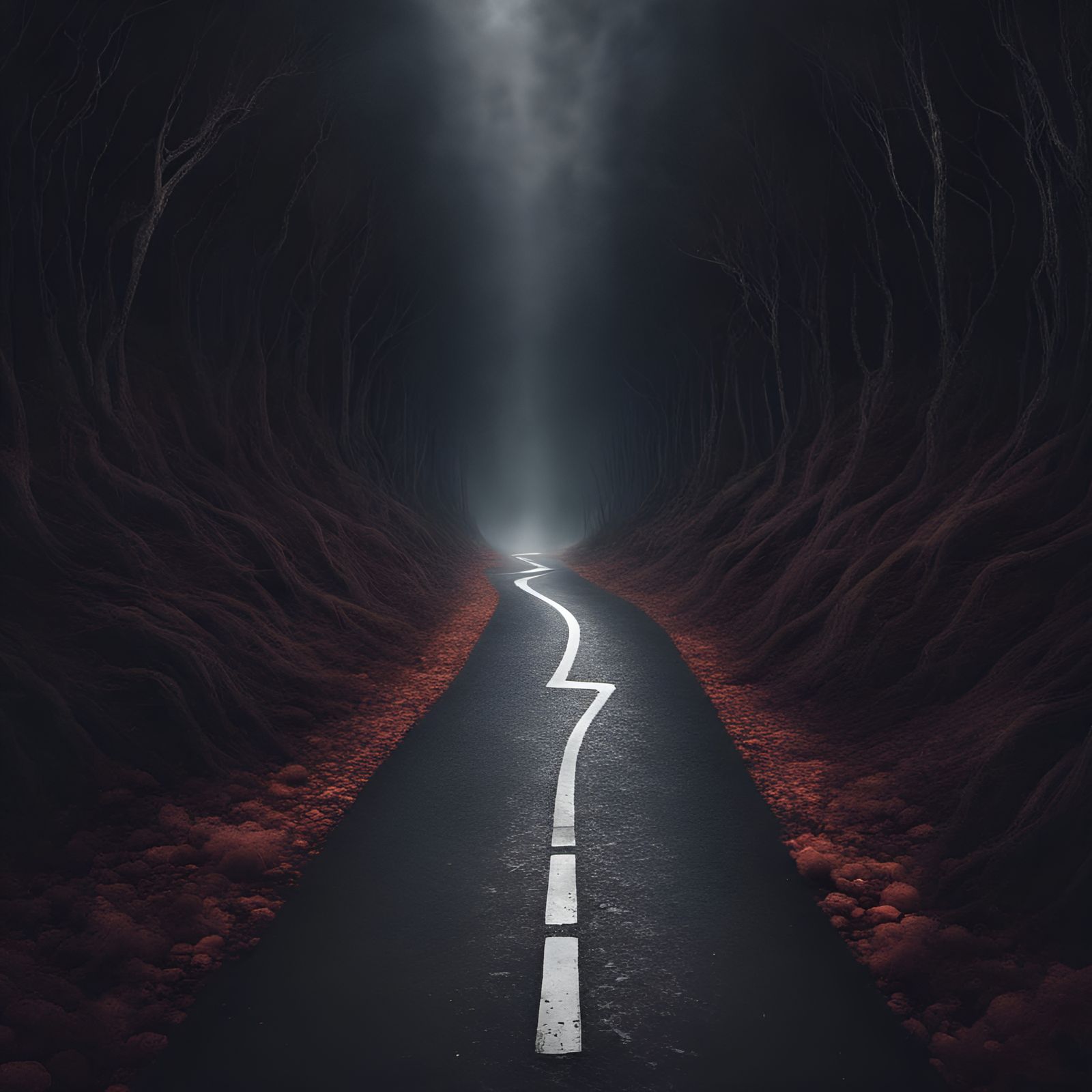 A not so straight line of life. - AI Generated Artwork - NightCafe Creator