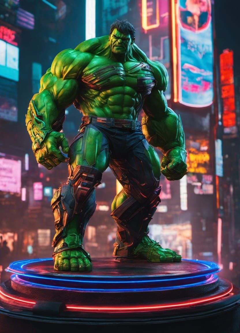 Hulk Statue - AI Generated Artwork - NightCafe Creator