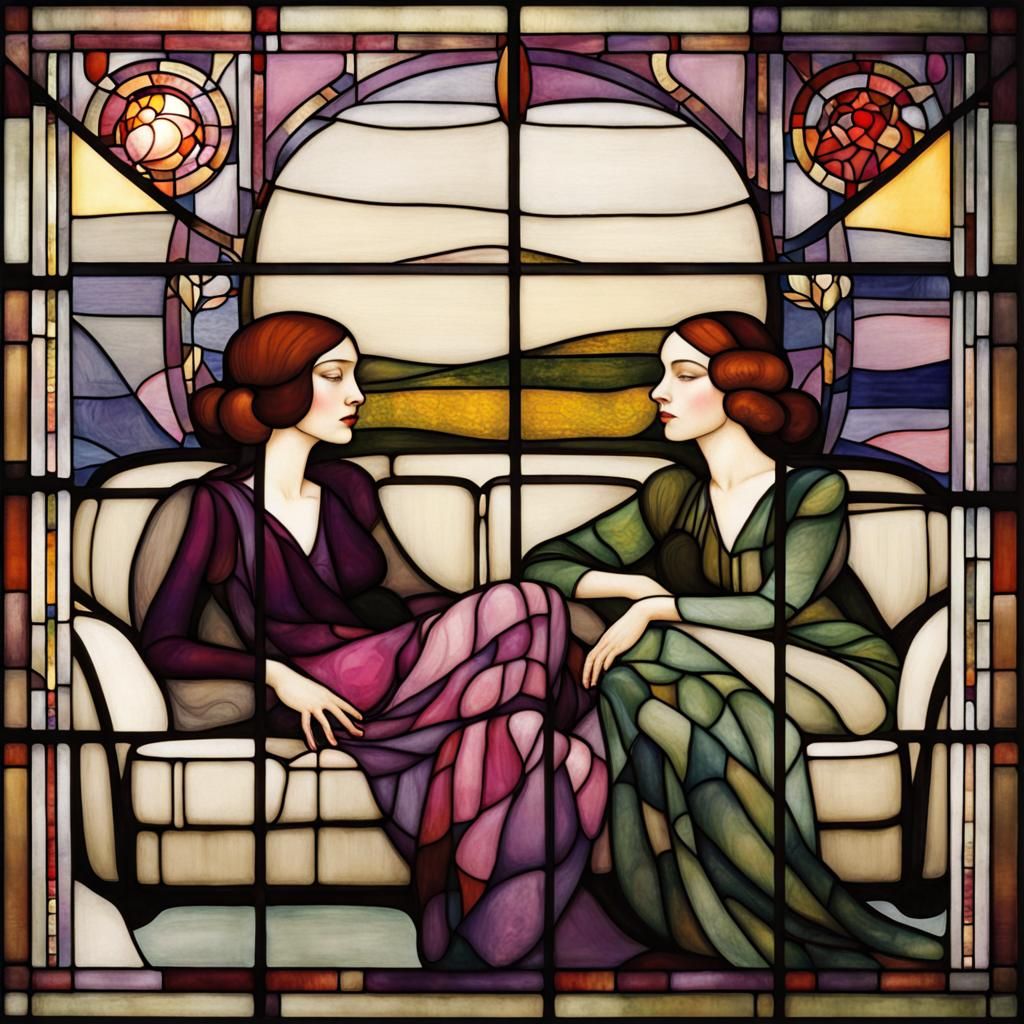 Tea Time by Charles Rennie Mackintosh - AI Generated Artwork ...