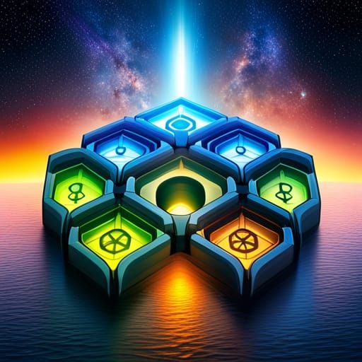 Abstract Symbols - AI Generated Artwork - NightCafe Creator