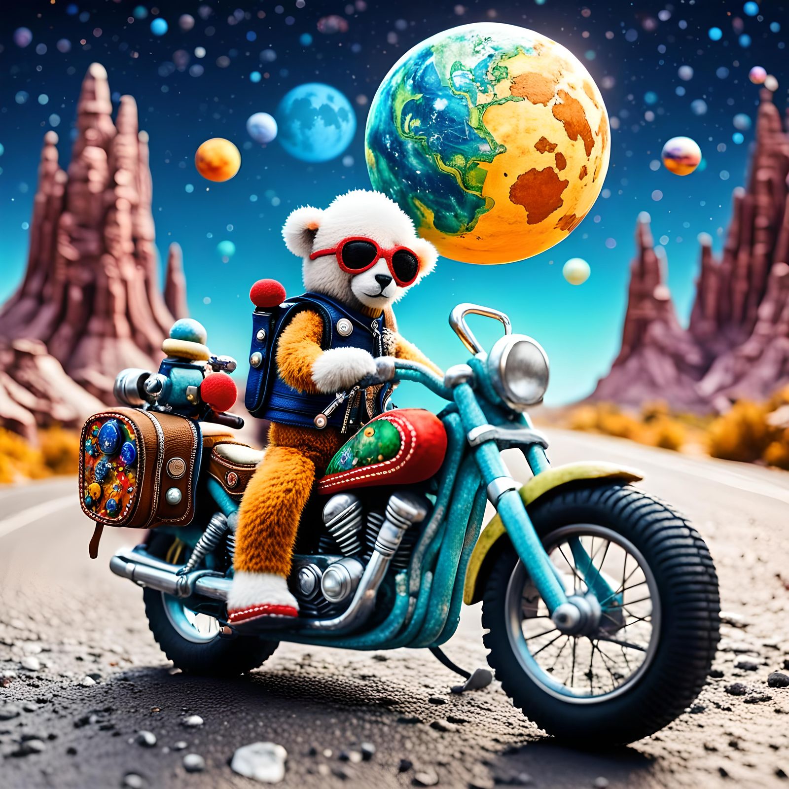 Breezy Rider, On the Far Side - AI Generated Artwork - NightCafe Creator