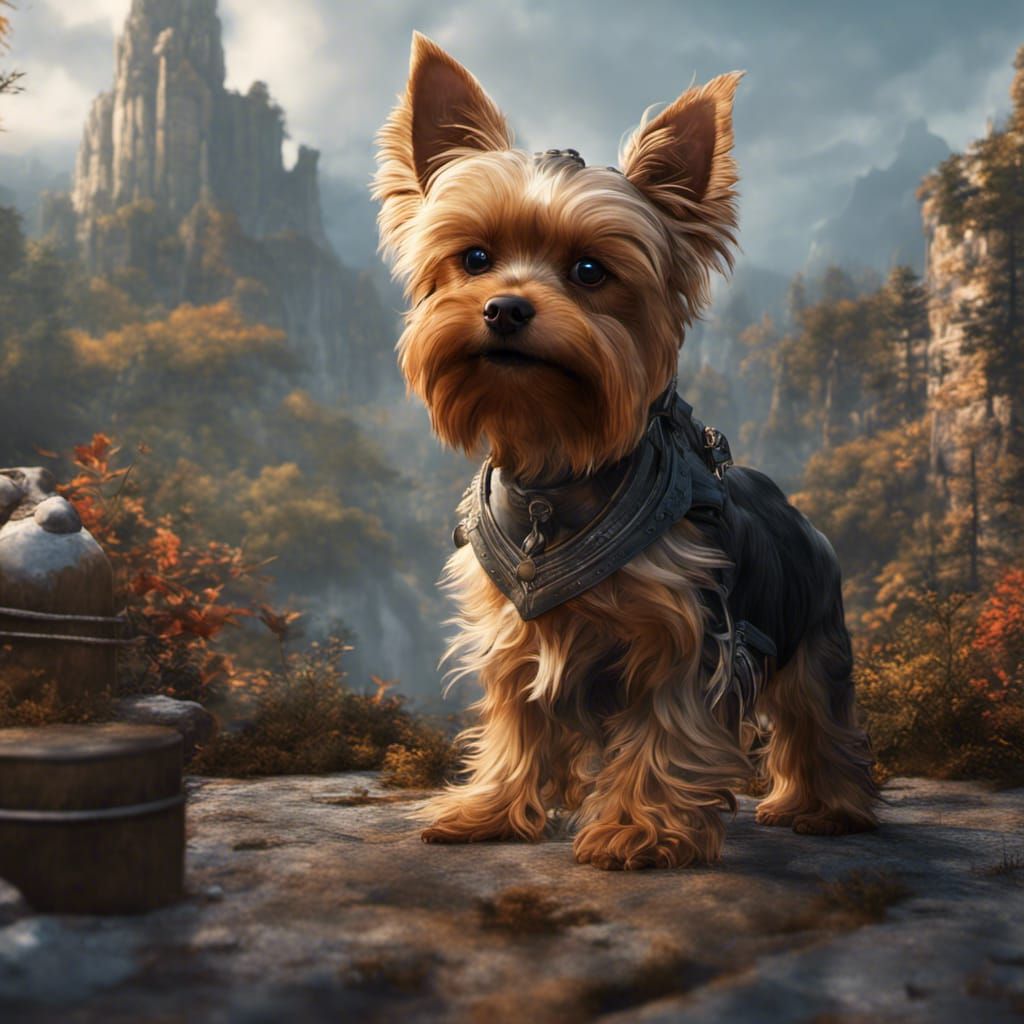 Yorkie - AI Generated Artwork - NightCafe Creator