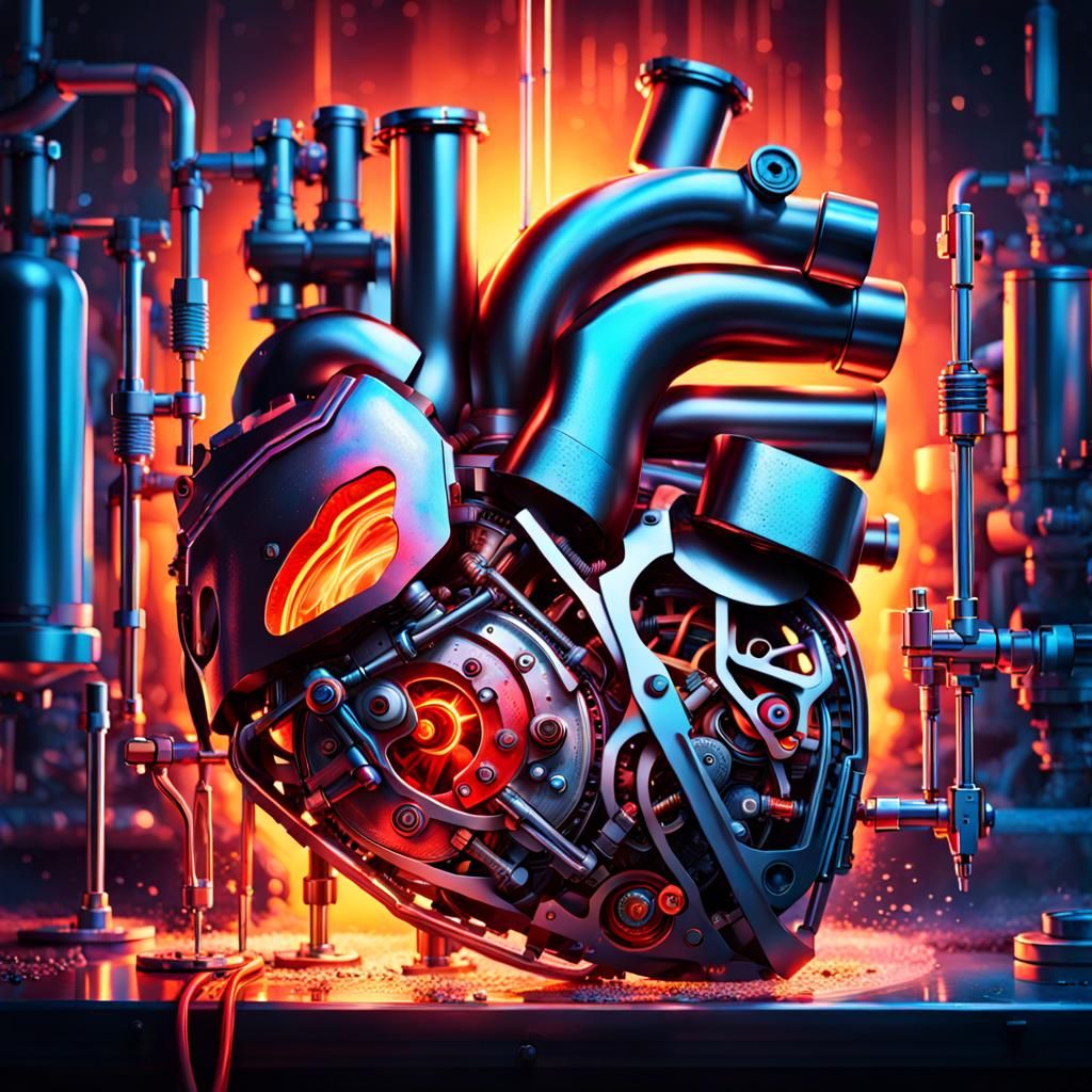 Drained Heart Revived - AI Generated Artwork - NightCafe Creator