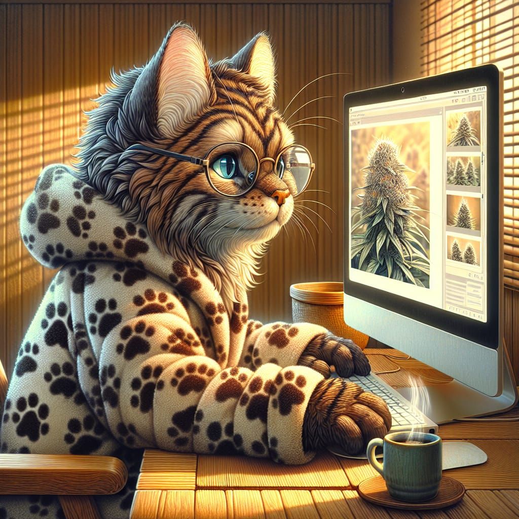 Catnip Guru - AI Generated Artwork - NightCafe Creator