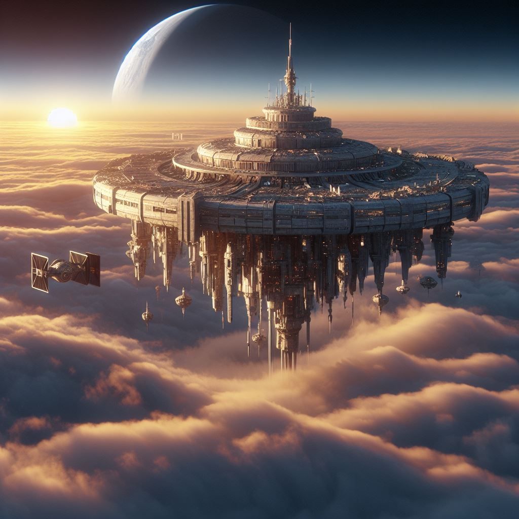 City in the sky - AI Generated Artwork - NightCafe Creator