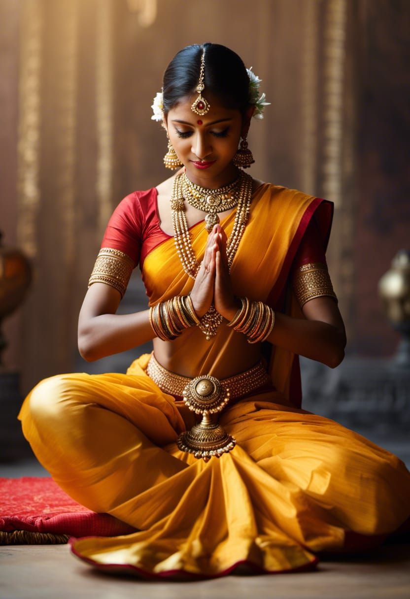 Abhinaya ("Interpretation") - AI Generated Artwork - NightCafe Creator