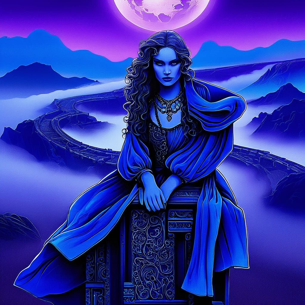 Regal Pirate Princess in Whimsical Cloud Castle - AI Art