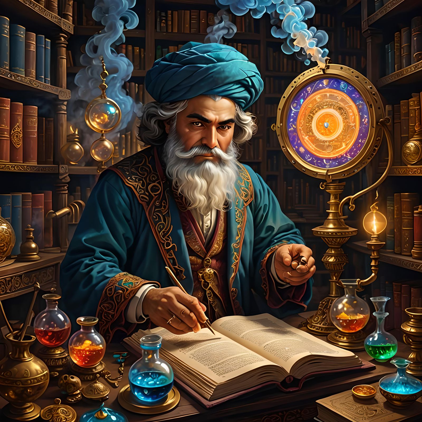 Mysterious Persian Alchemy Man - Mysterious Persian Alchemy ...