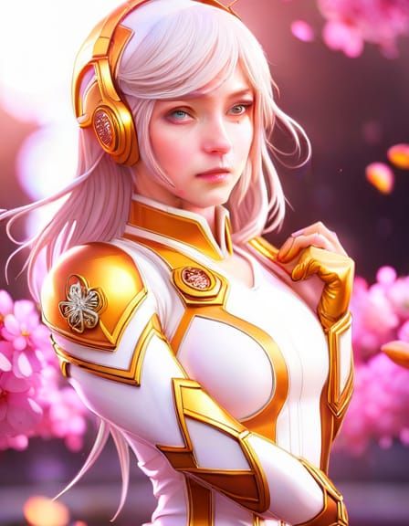 Ivory honey bee 🐝 statue, filigree bee. Appealing sci-fi Sakura flowers ...