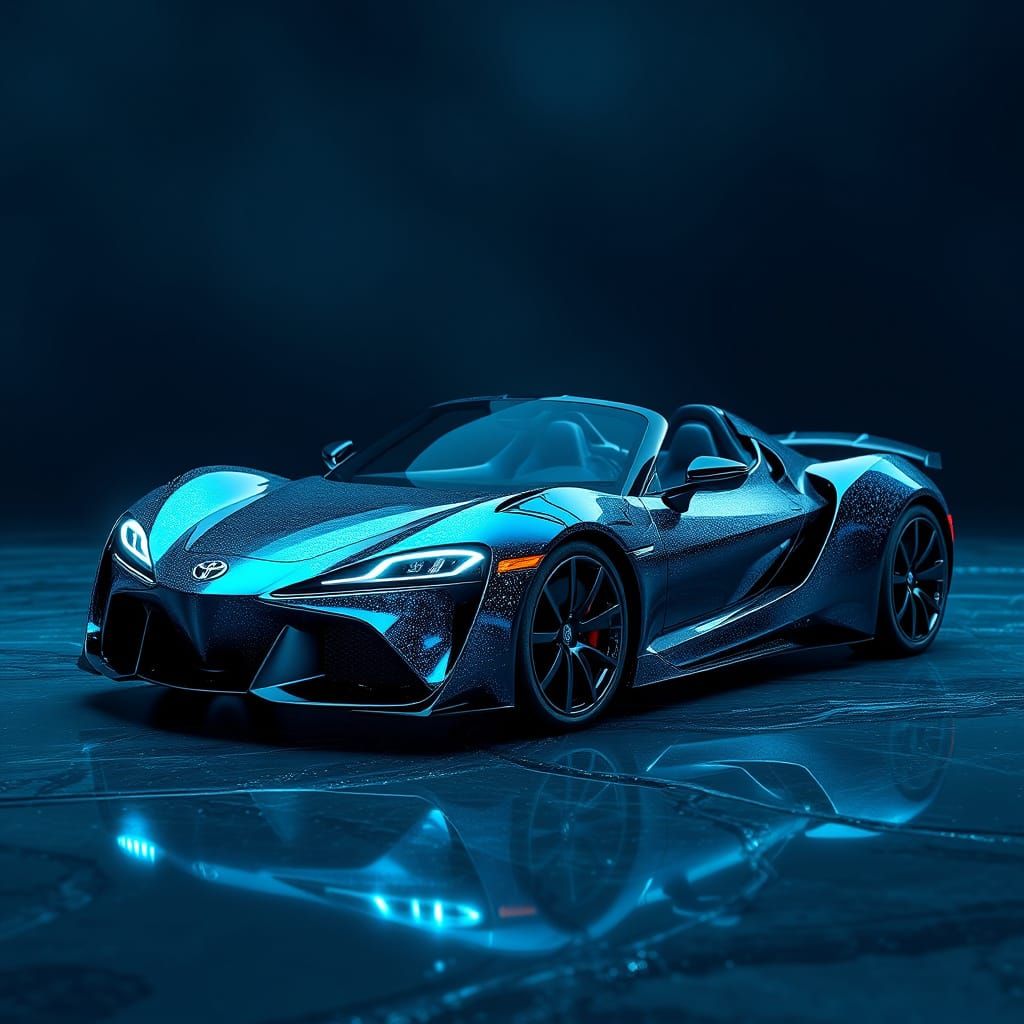 2025 Toyota Spyder - Ethereal Toyota Spyder Concept in Shimm...