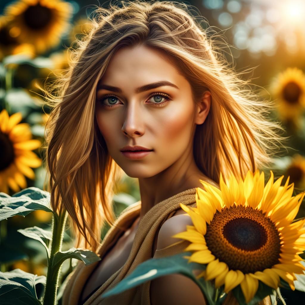 Radiating Beauty - AI Generated Artwork - NightCafe Creator