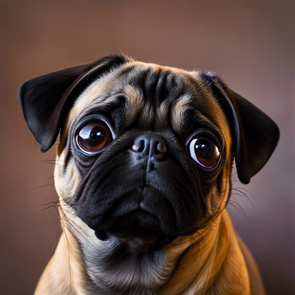 Pug version 3 - AI Generated Artwork - NightCafe Creator