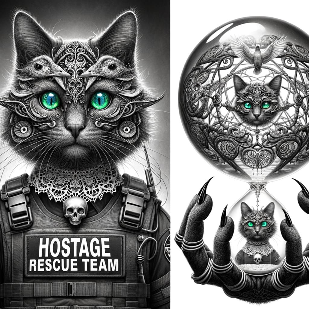 Anthropomorphic Cat Embodies Haitian Heritage in T... - AI Art