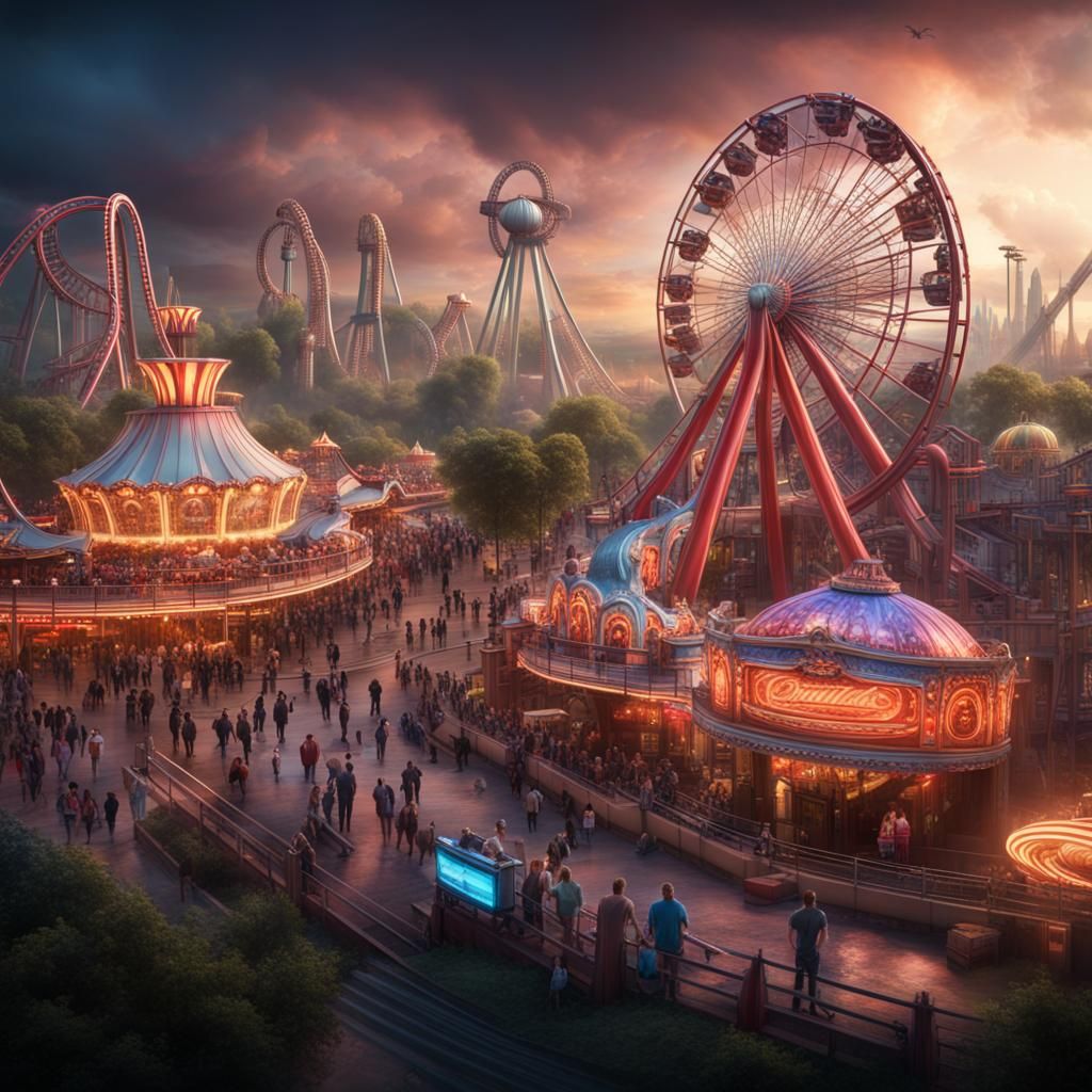 All the Fun at the Fair - AI Generated Artwork - NightCafe Creator