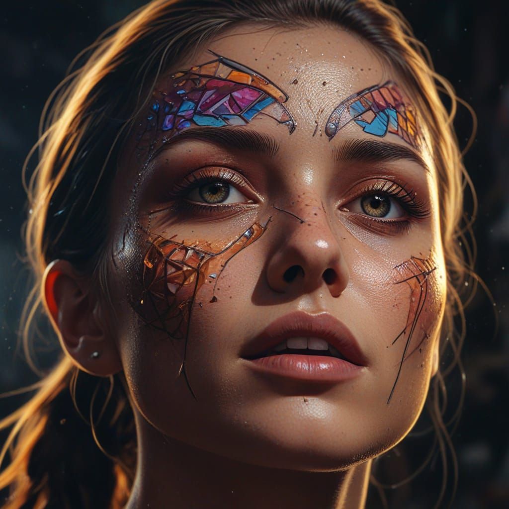 sacred geometry language in energy of mood science portrait, 8k ...