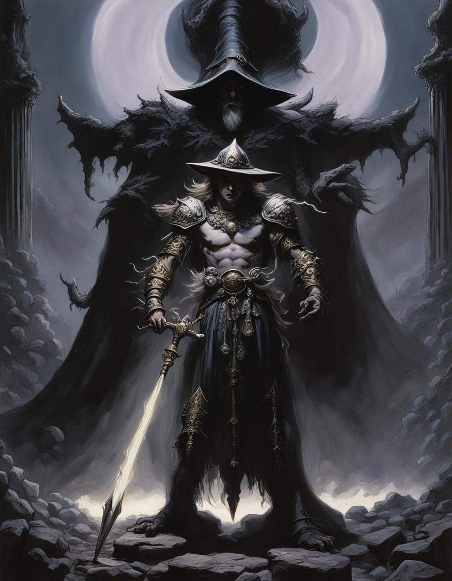 16k resolution, art by Bernie Wrightson, Boris Vallejo, Frank Frazetta ...