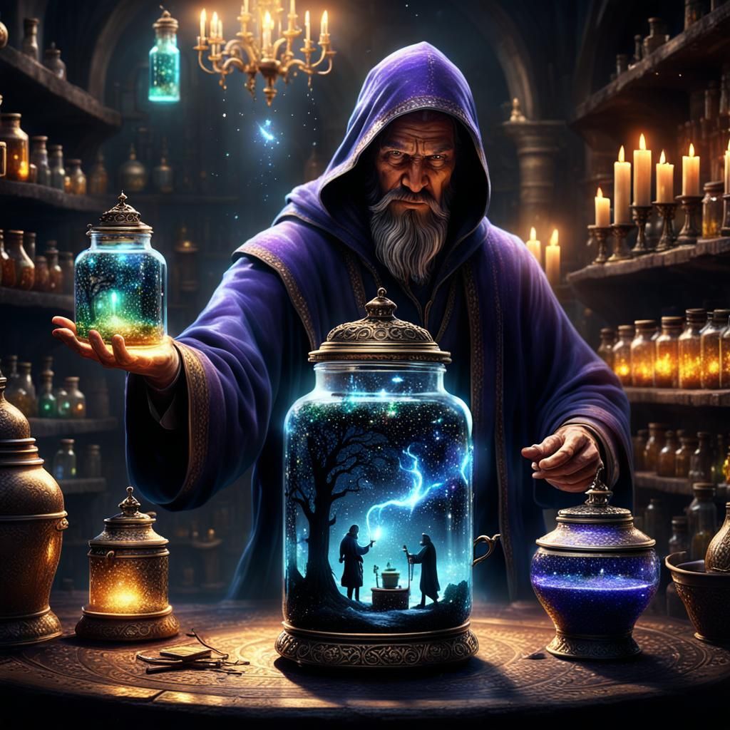 Magic Jars - AI Generated Artwork - NightCafe Creator