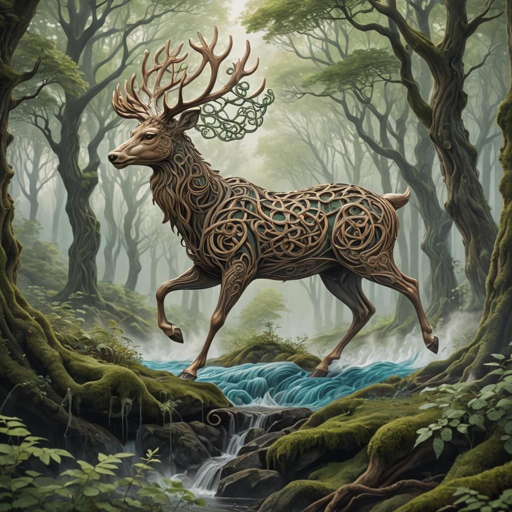 Deery Curly - AI Generated Artwork - NightCafe Creator