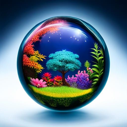 Nature orb - AI Generated Artwork - NightCafe Creator