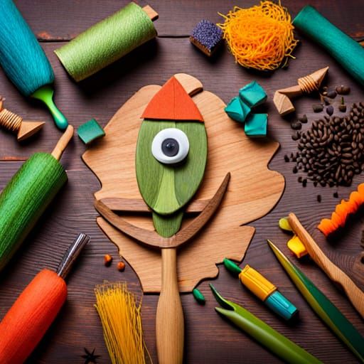 Makin' Wooden Spoon Monsters For My Friends III - AI Generated Artwork ...