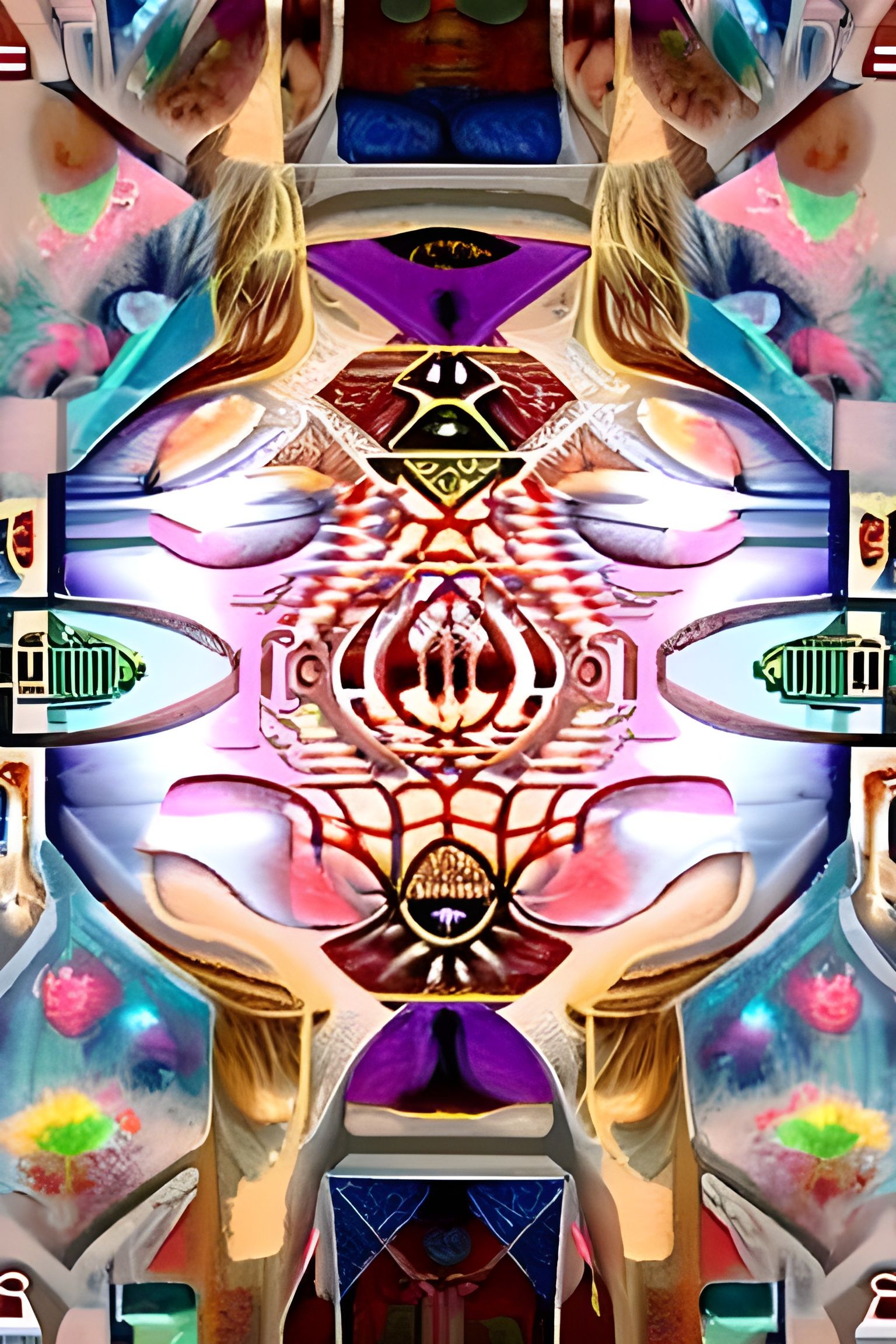 Psychedelic sacred geometry Alex Grey - AI Generated Artwork - NightCafe Creator
