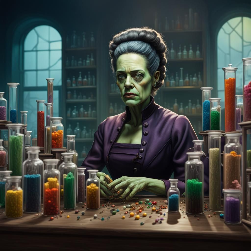 Frankenstein's Mother - AI Generated Artwork - NightCafe Creator