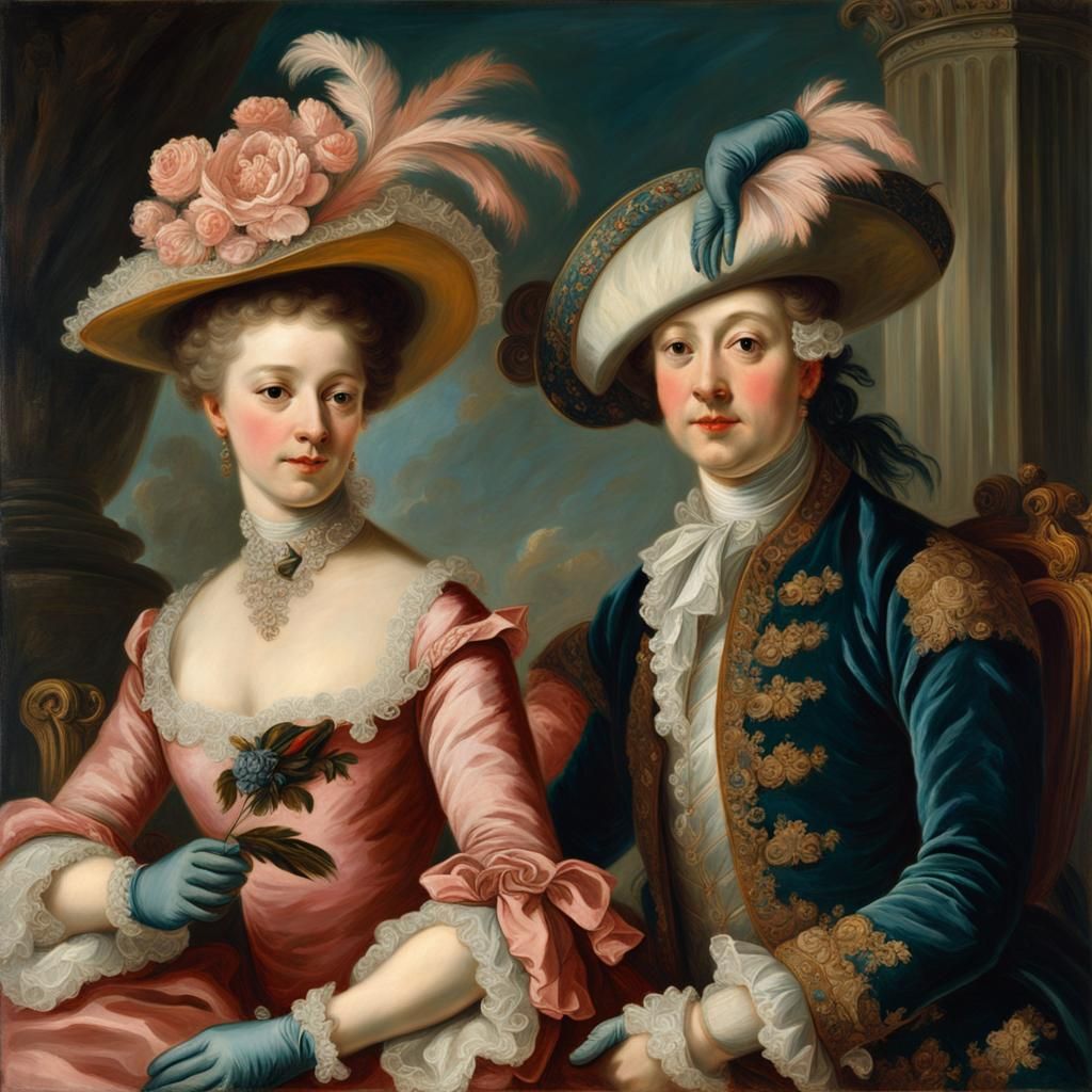 This rococo life - AI Generated Artwork - NightCafe Creator