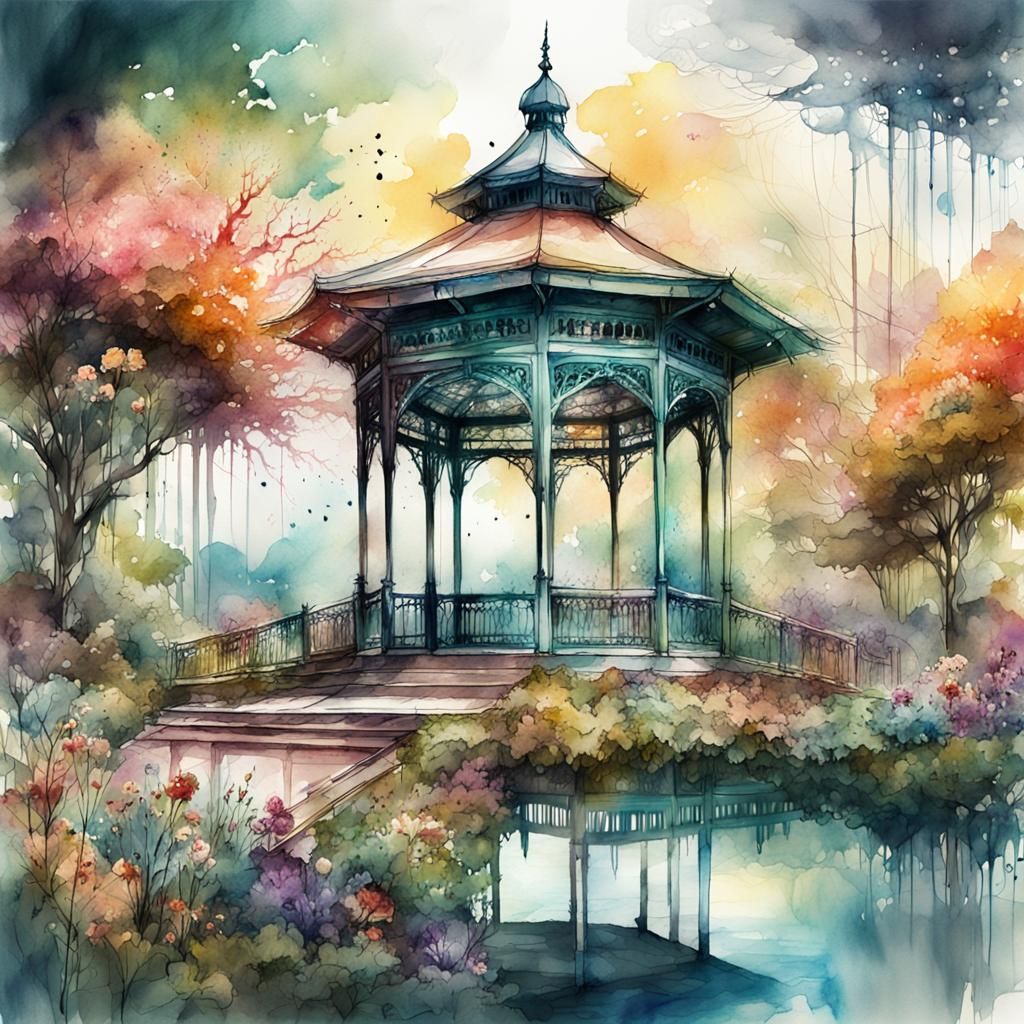 Gazebo - AI Generated Artwork - NightCafe Creator