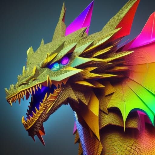 Paper Dragon - Todays submission for the daily challenge made with ...