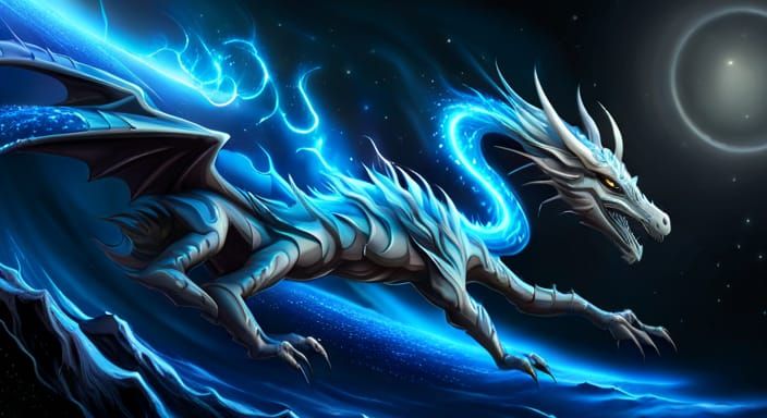 Galactic Dragon v.3 - AI Generated Artwork - NightCafe Creator