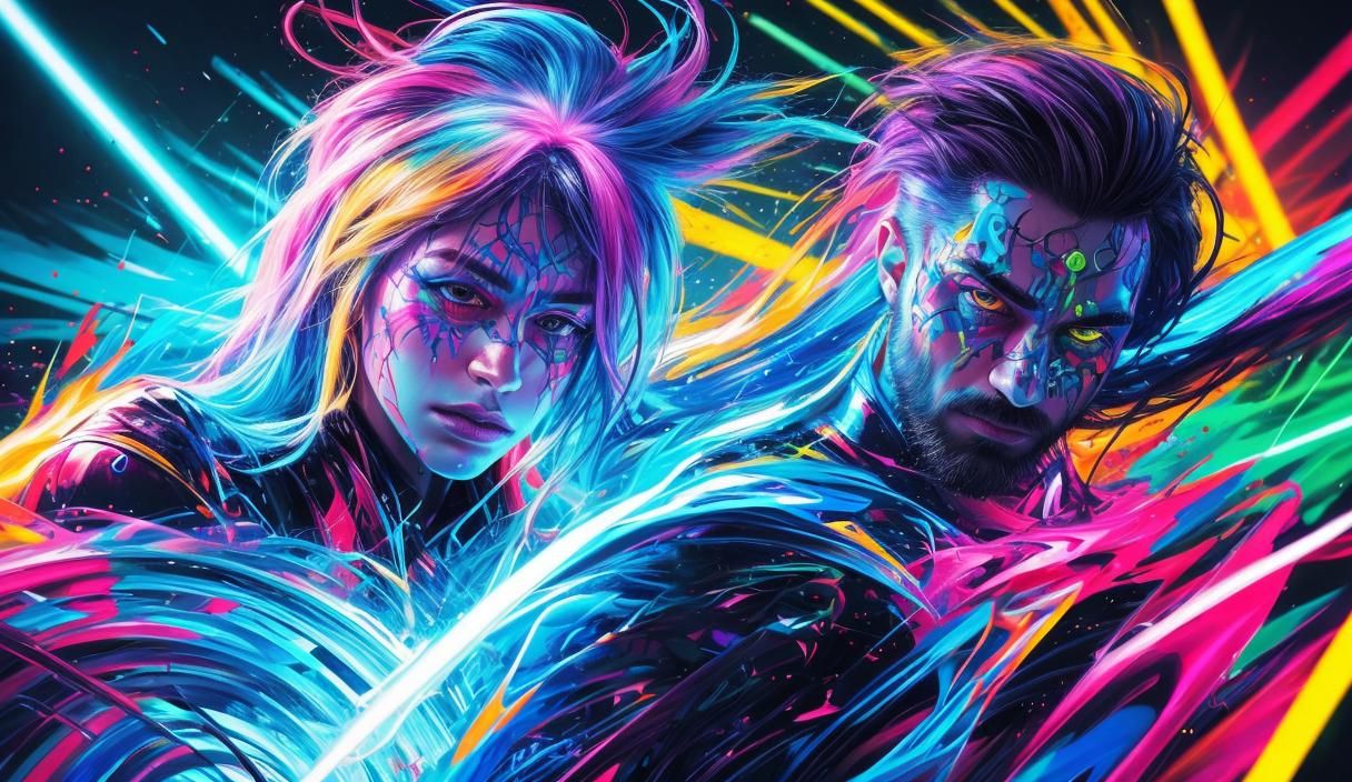 electric dance Music compilation - AI Generated Artwork - NightCafe Creator