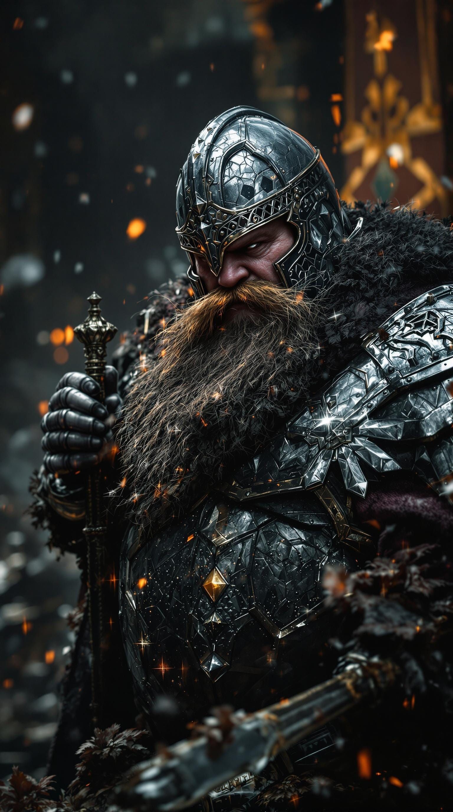 The mean and obese knight in his shining armour