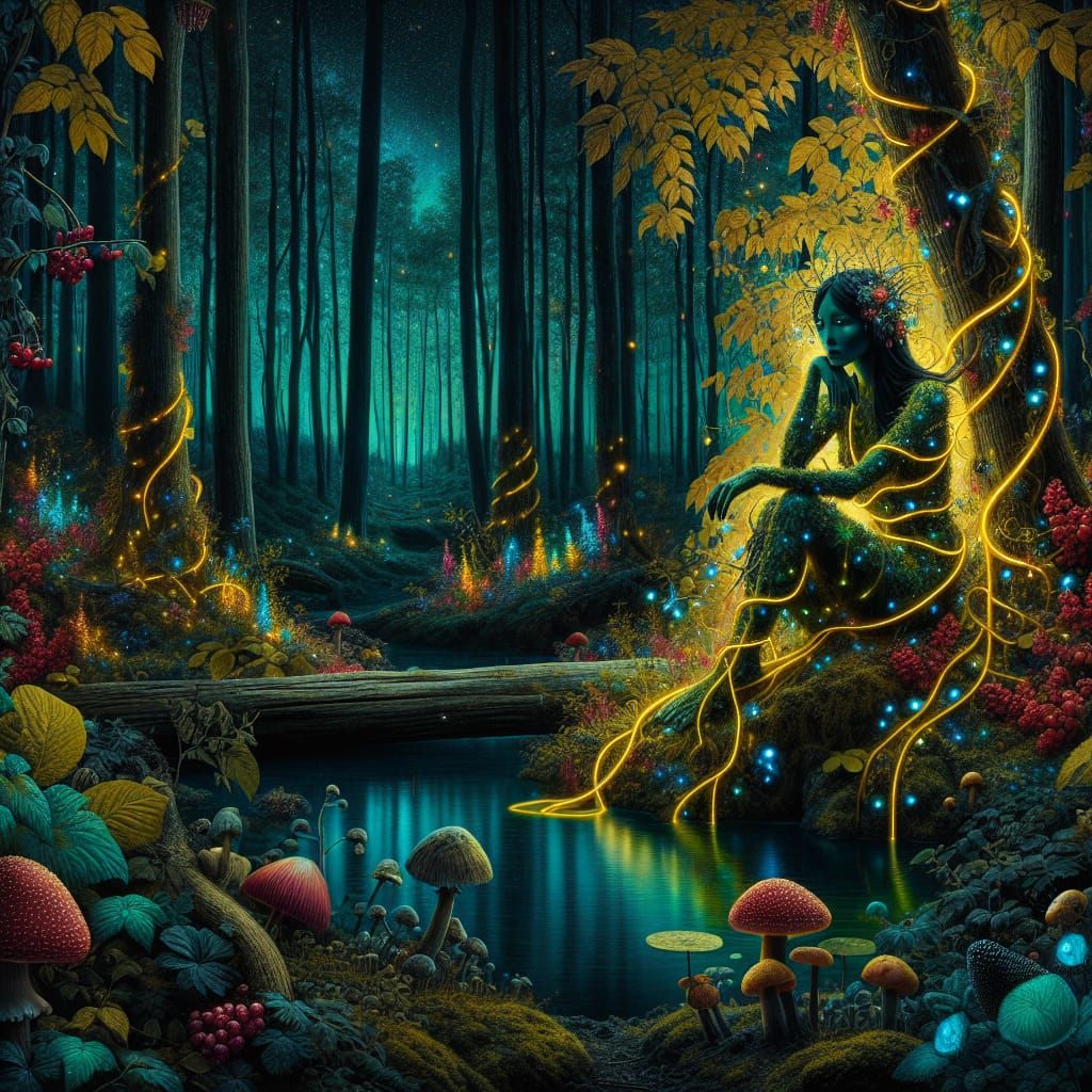 Dryad Magic - AI Generated Artwork - NightCafe Creator