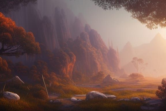 Random landscape #1.. - AI Generated Artwork - NightCafe Creator
