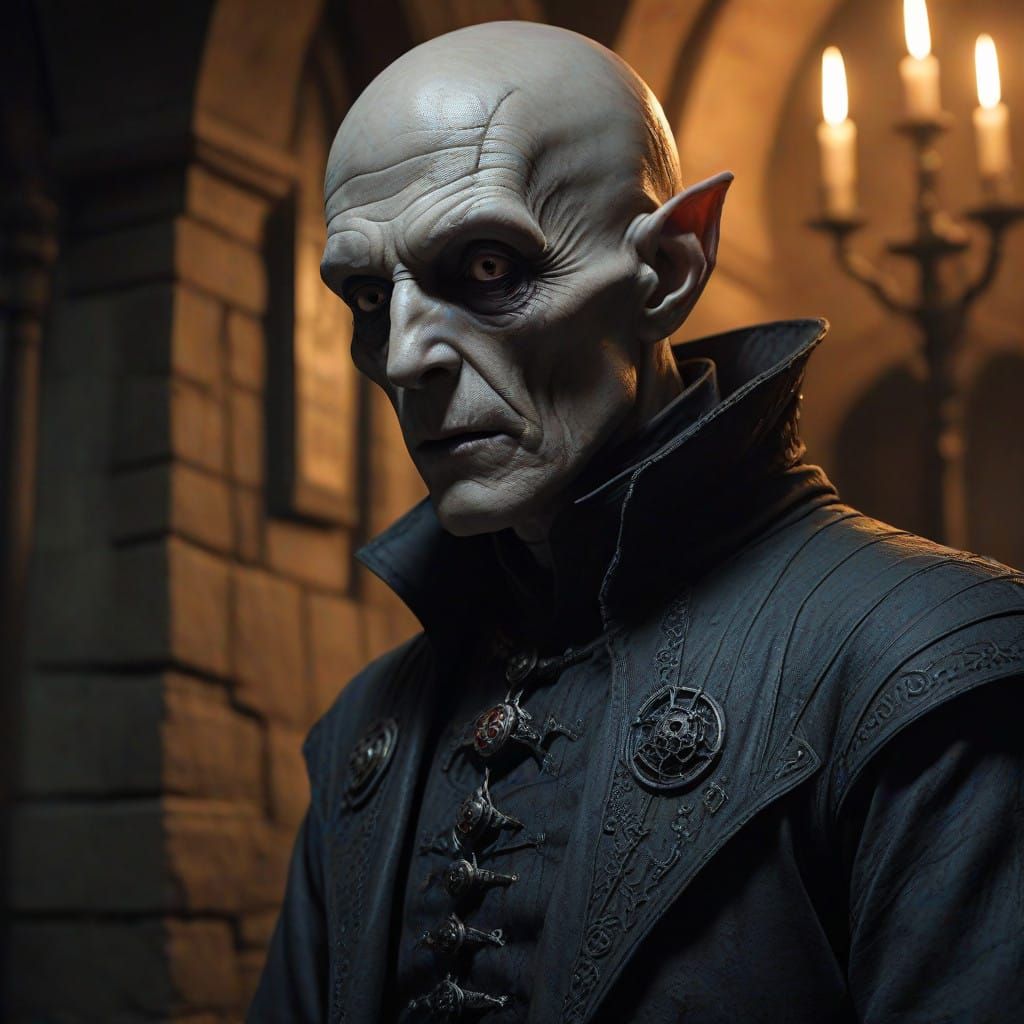 A hyperrealistic, highly-detailed 4k picture of a detailed Pinhead from ...